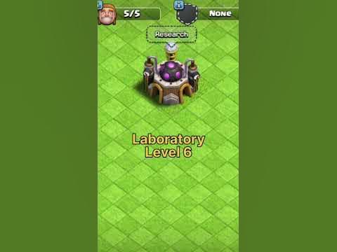 Laboratory Level 1 to Max Level of Clash of Clans - YouTube