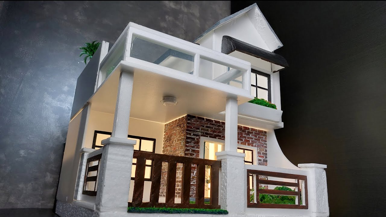How to Make Amazing Miniature House Using Polyfoam and Styrofoam | Mini ...