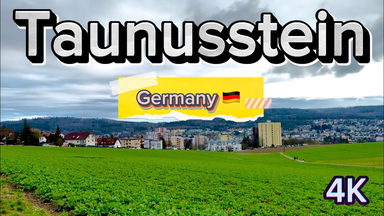 Taunusstein Germany Driving Tour |Drive In Germany [4K HDR] | 4K ...