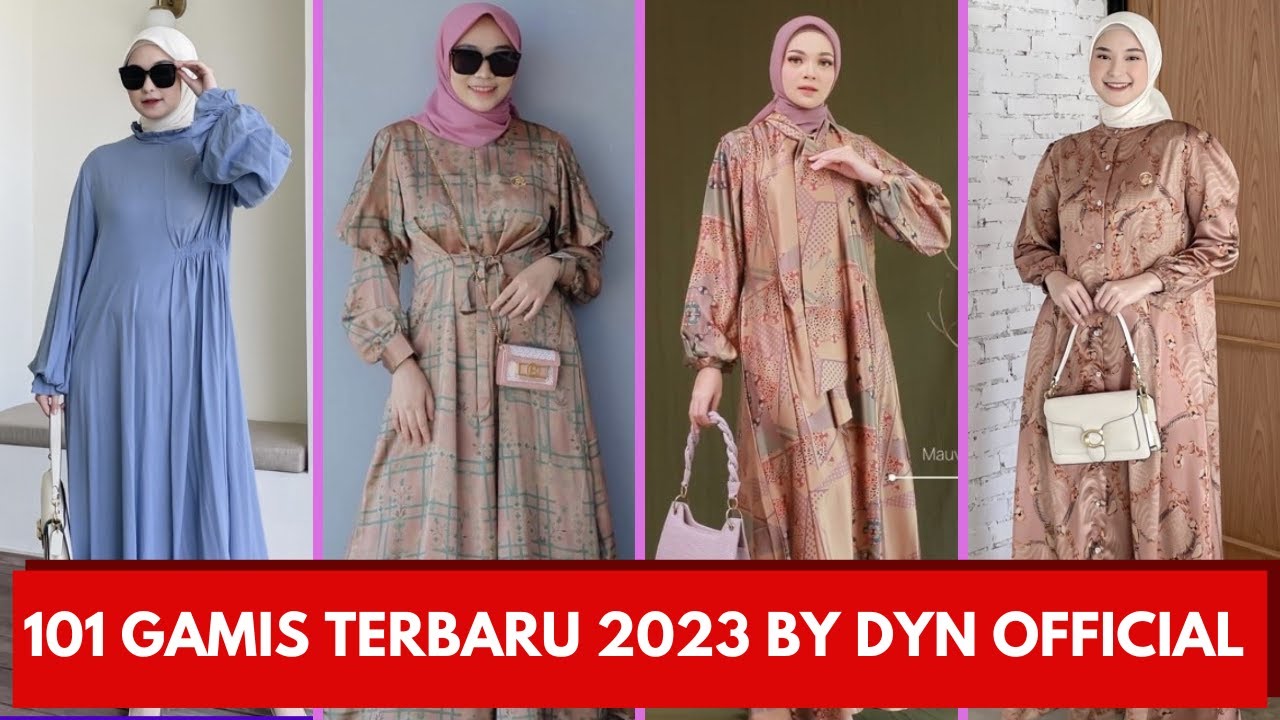 101 Model Gamis Terbaru by DYN Official | Gamis Busui Friendly | Gamis ...