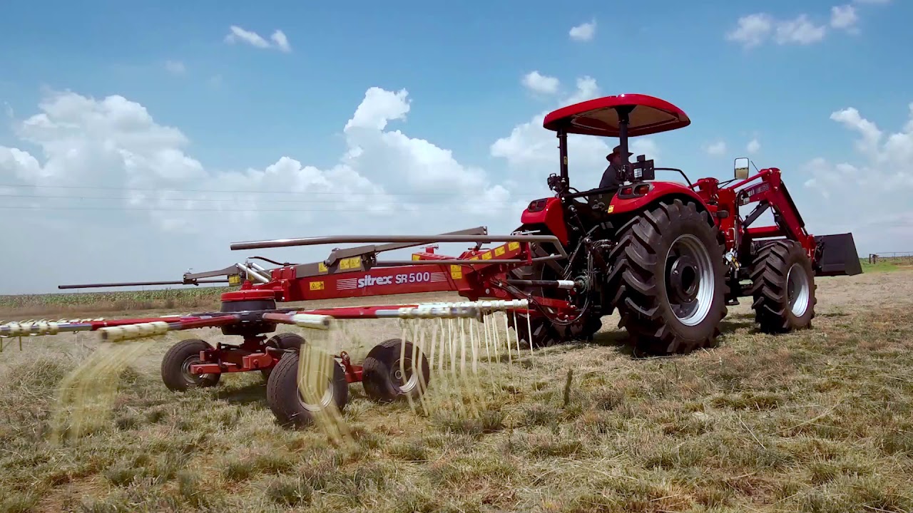 CASE IH JX Farmall 110 & Siterx SR500 - YouTube