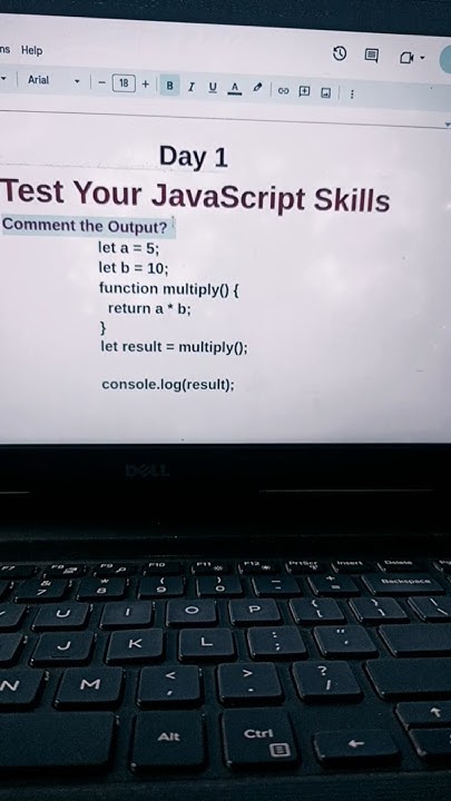 Day 1: What's the Output ? | JavaScript Challenge! #javascript #codechallenge #day1 - YouTube