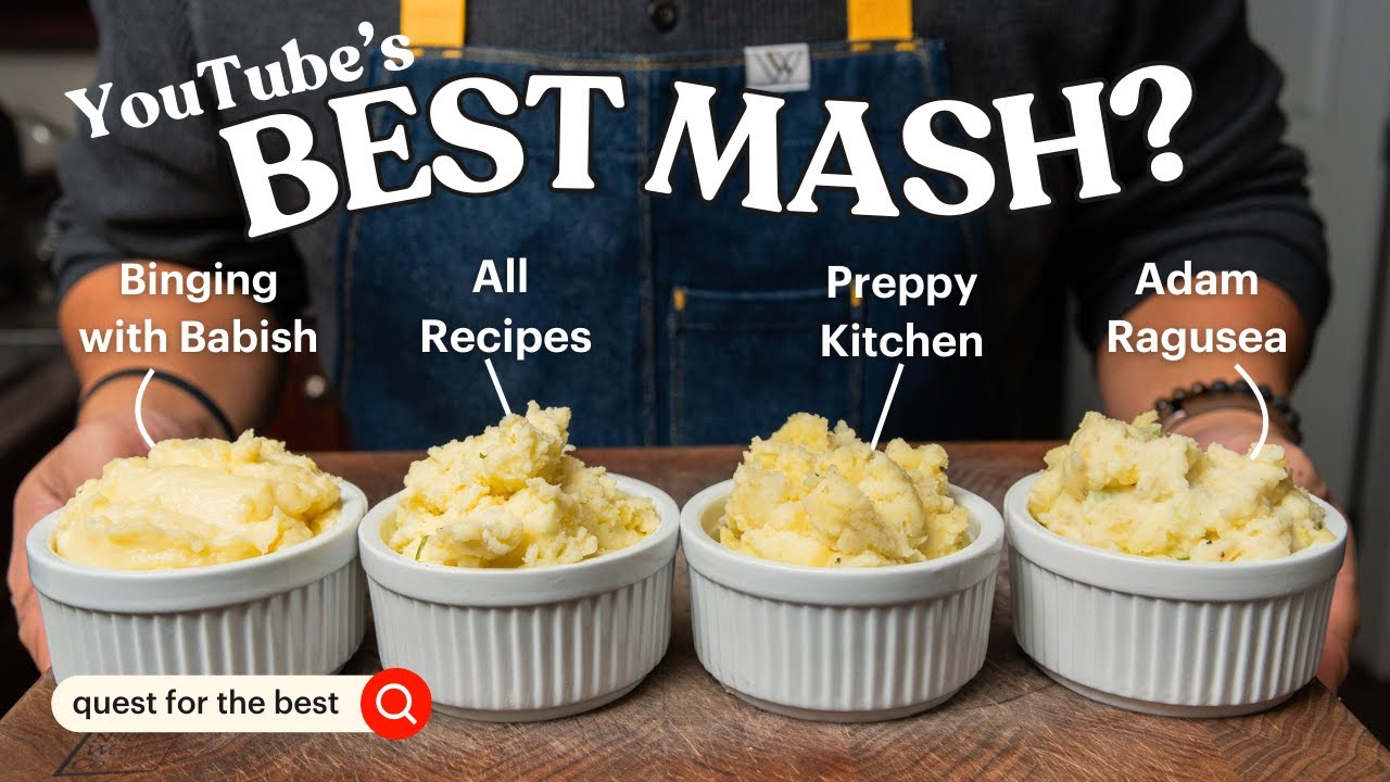 I Tested YouTube's 4 BEST Mashed Potato Recipes (Babish, All Recipes ...