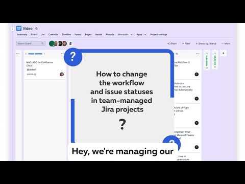 How to change the Jira workflow, and Jira issue statuses, in team-managed Jira projects | Demo ...