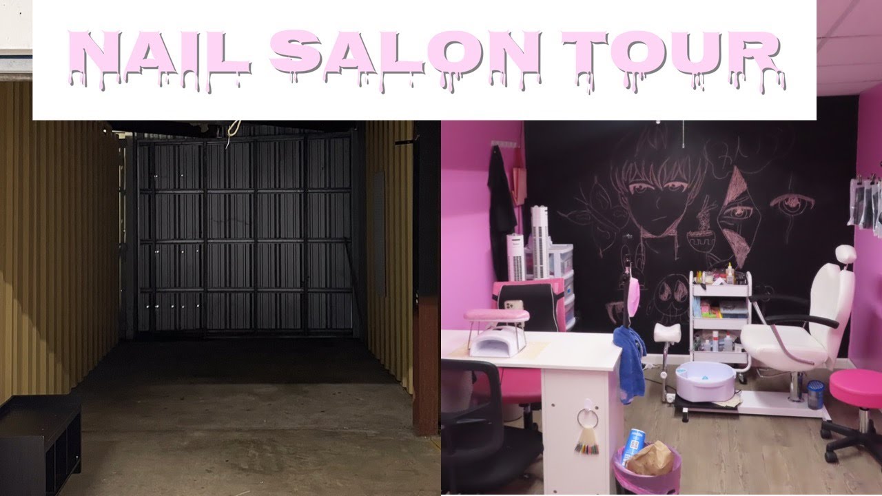 From A Shed To A Shop: My New Nail Salon / Store Front Tour 2021 - YouTube