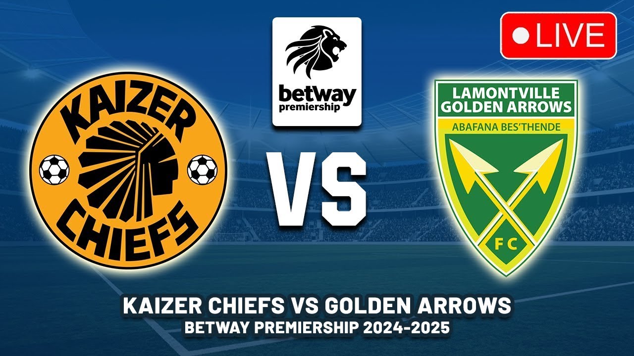 Kaizer Chiefs VS Golden Arrows Live Stats - YouTube