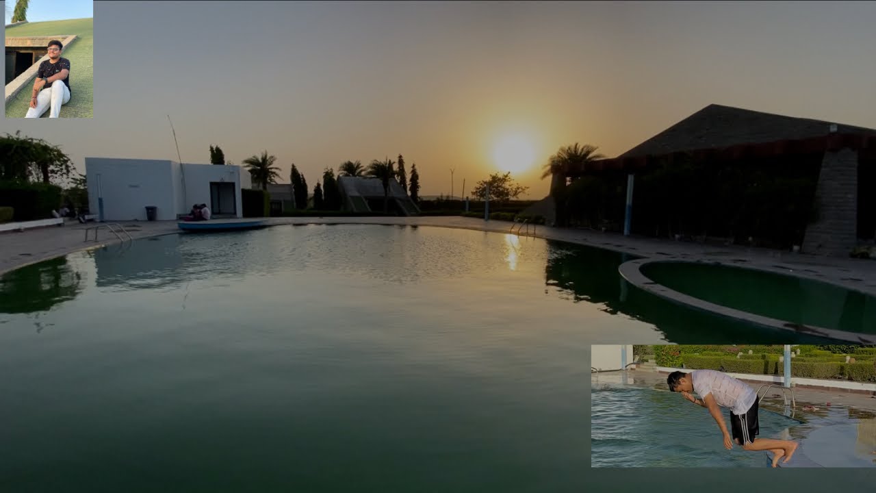Valley view 😍 | swimming pool | Rajkot | @tilakparmarvlogs03 - YouTube
