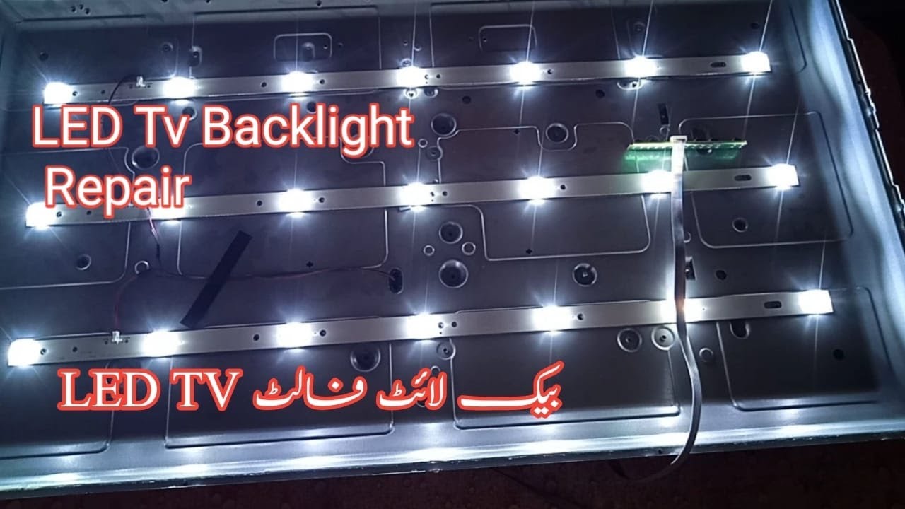 LED Tv Backlight repair | LCD LED Tv display fault | Display LCD LED Tv ...