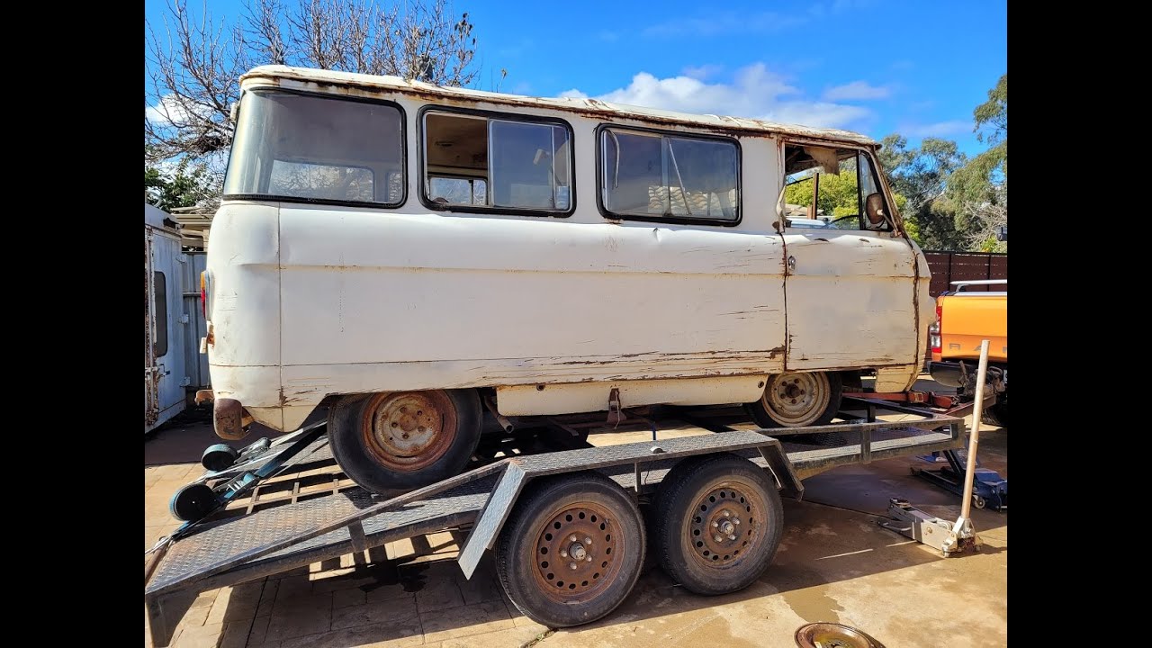 Rescuing a vintage COMMER van - YouTube