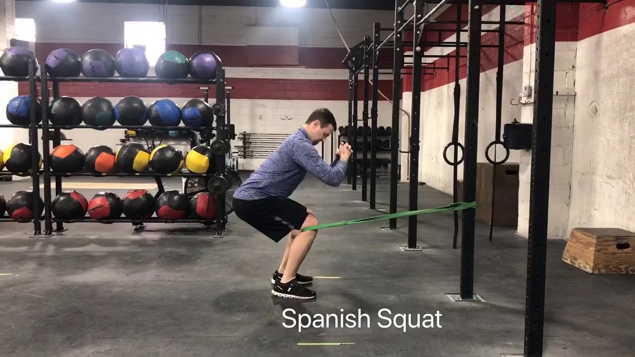 Spanish Squat | Big League Performance and Rehab - YouTube