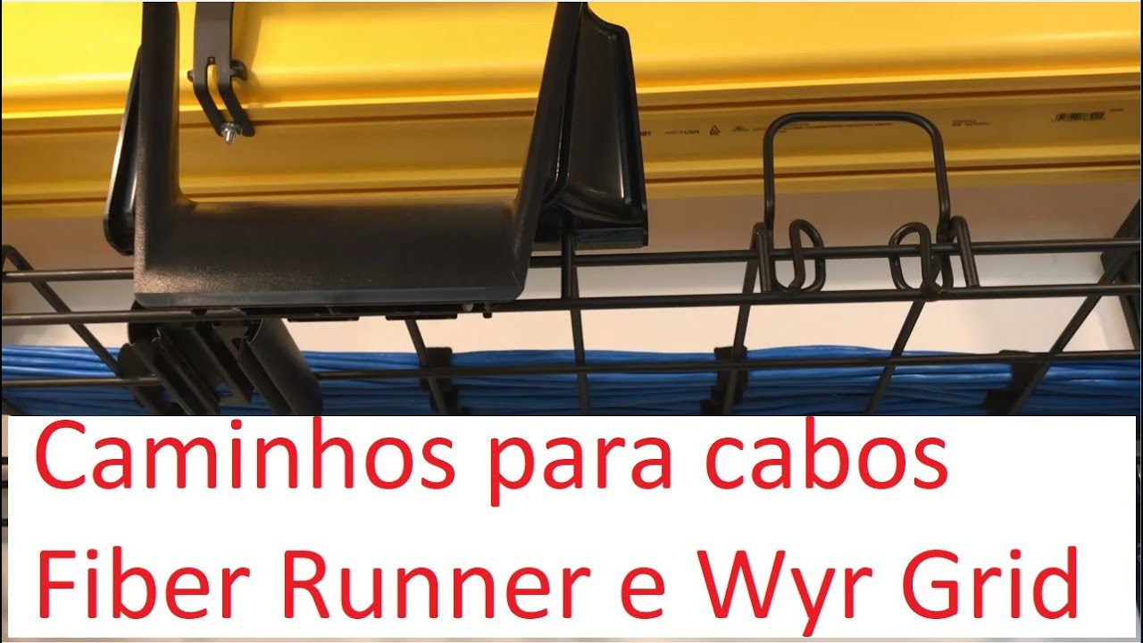 Produtos da Panduit: caminhos/infra para cabos (FO e UTP) Fiber Runner ...