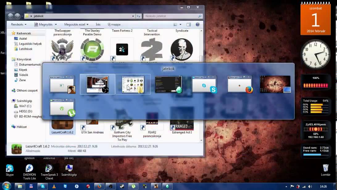 windows 7 alt gr +tab!!! - YouTube
