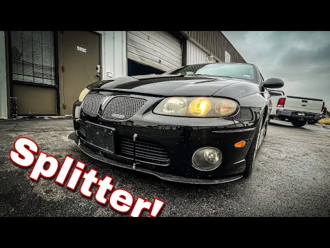 MAKING THIS GTO LOOK WAY MORE AGGRESSIVE - GTO BATWING SPLITTER INSTALL ...
