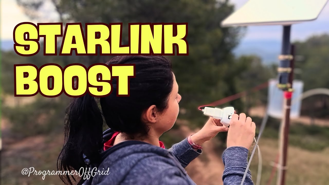 Simple Starlink Hack Lets Me Work Outside! - YouTube