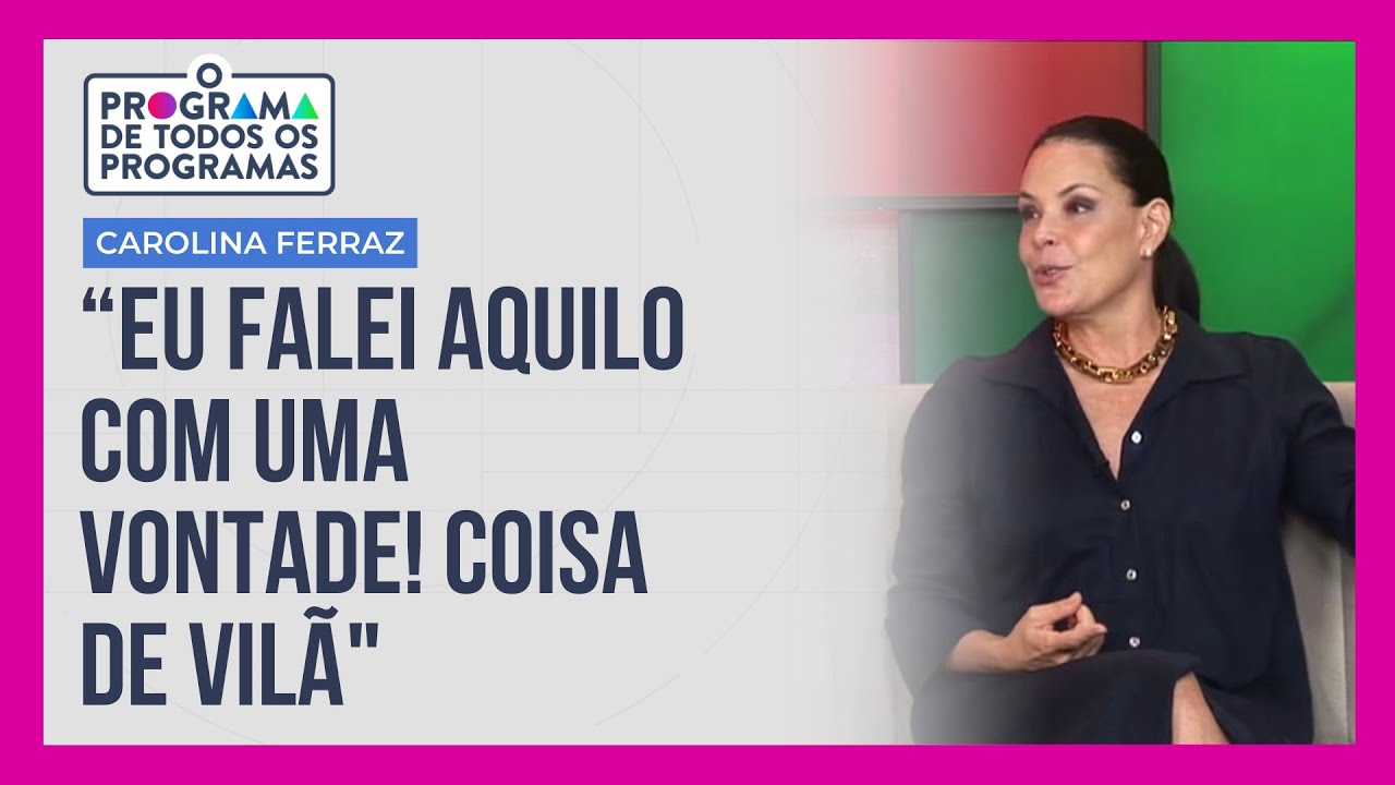 "Eu sou rica!": Carolina Ferraz relembra e explica cena que virou meme ...