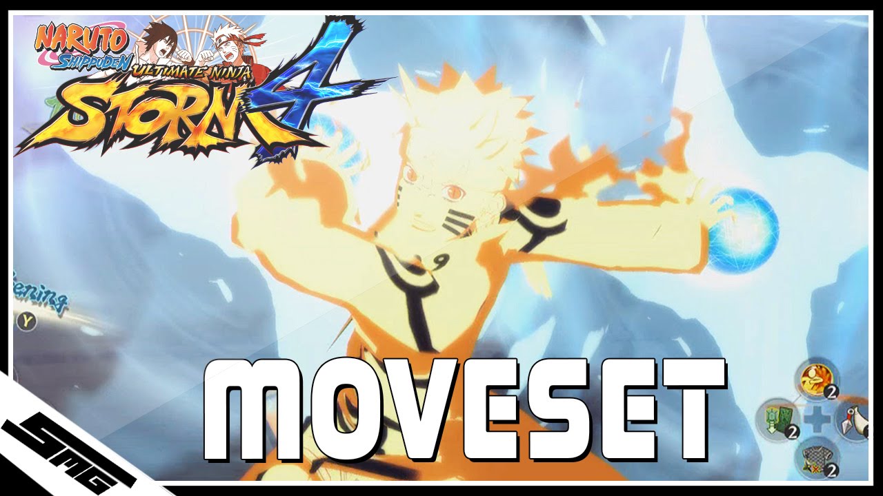 Naruto Ultimate Ninja Storm 4 - Bijuu Naruto COMPLETE Moveset - YouTube