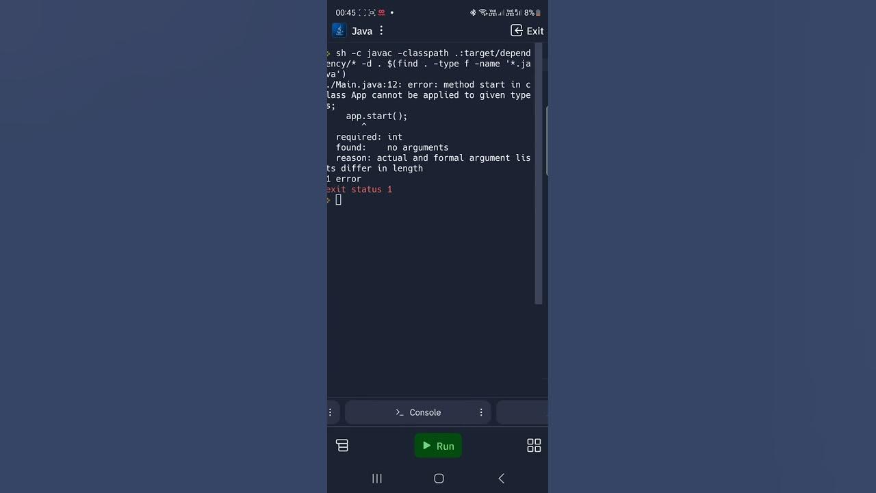 Actual or formal argument lists differs in length - YouTube