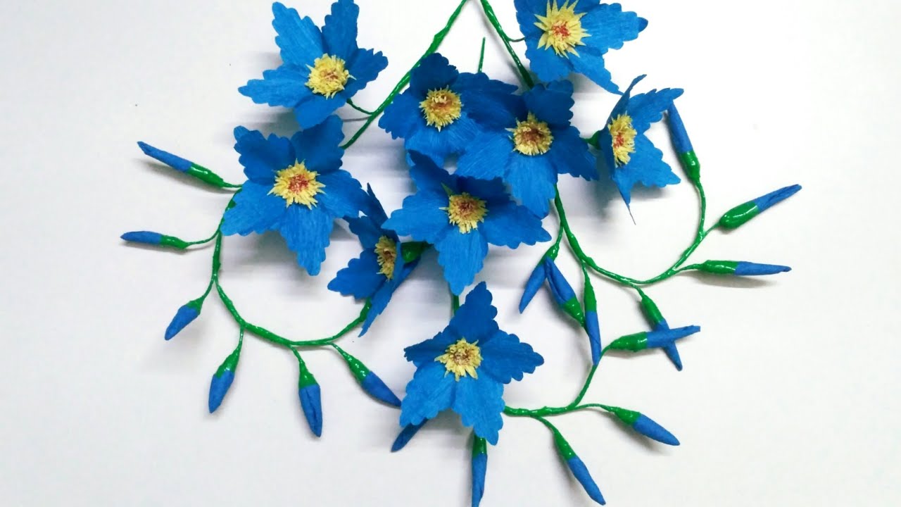 गुलदस्ता बनाने का तरीका | Guldasta Kagaj Ka | Kagaj Ke Phool | Paper ...