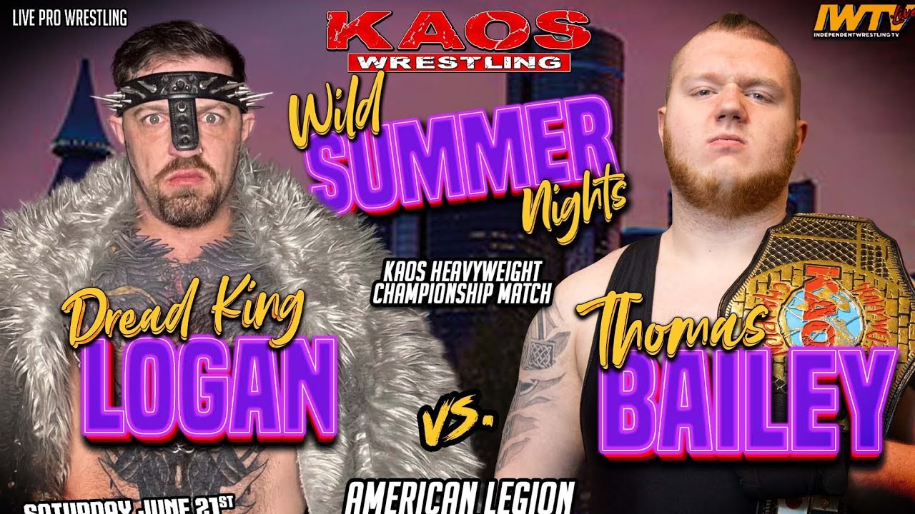 KAOS Heavyweight Championship The Dread King Logan vs Thomas Bailey # ...