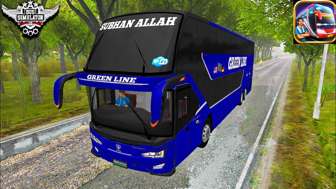 Green Line DD Scania K410 Bus Mod for Simulator Indonesia - Scania DD ...