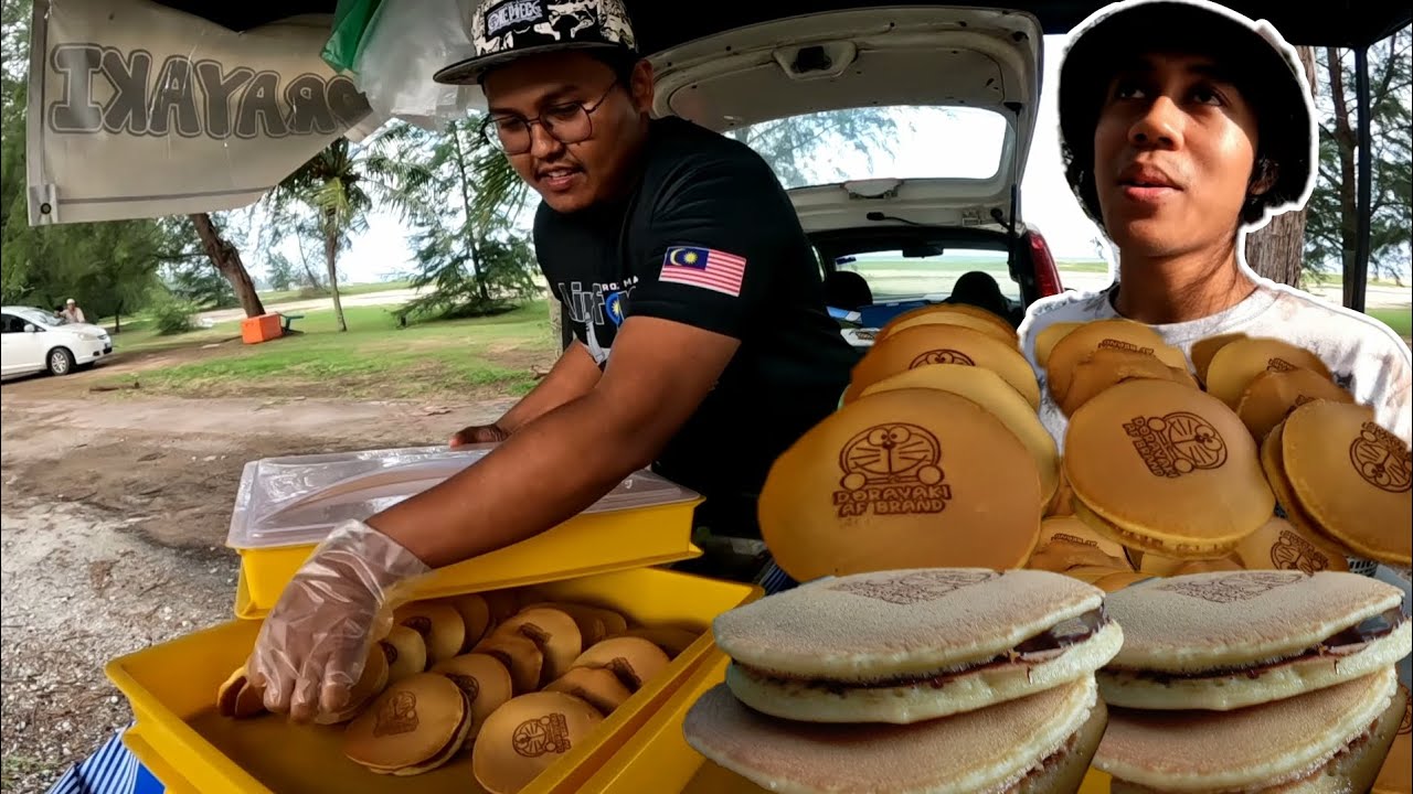 Cuba Kuih Dorayaki! Inti Tebal di Gerai Terengganu - testing Kuih ...