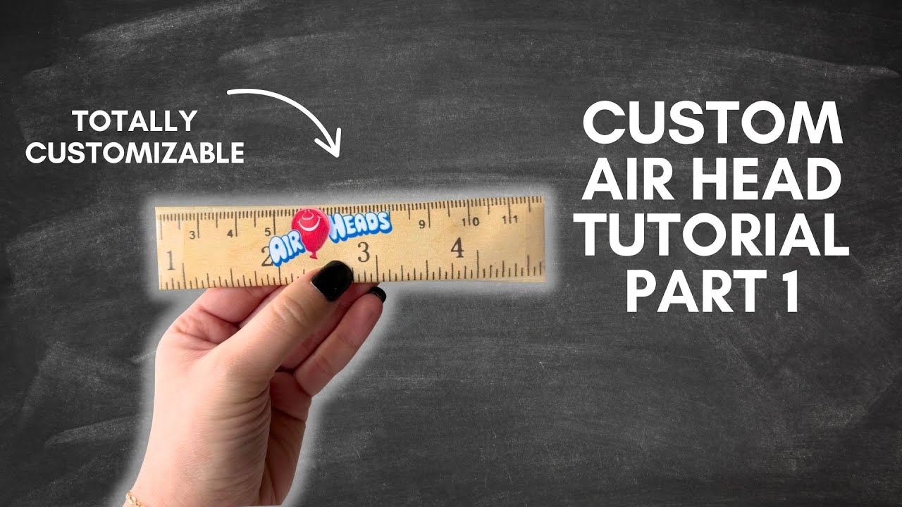 Custom Air Head Template Tutorial Pt 1 | Air Head candy wrapper - YouTube