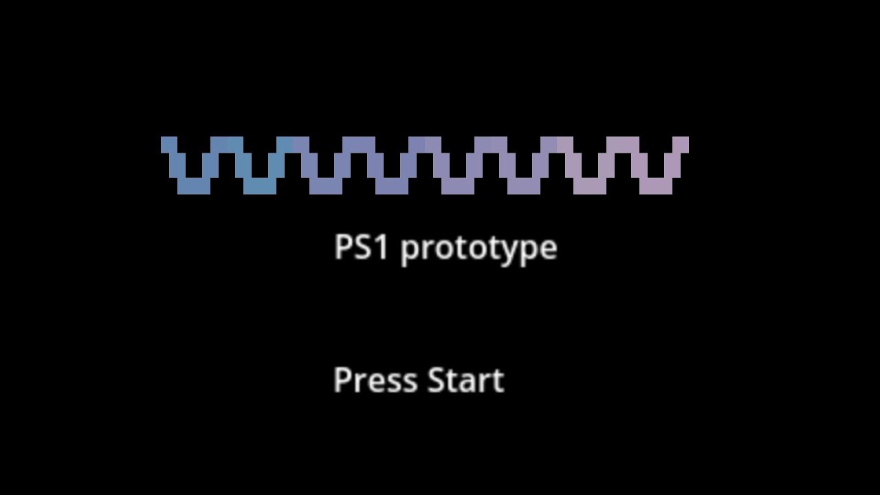 VVVVVVVV (PS1 Prototype): Title Screen - YouTube
