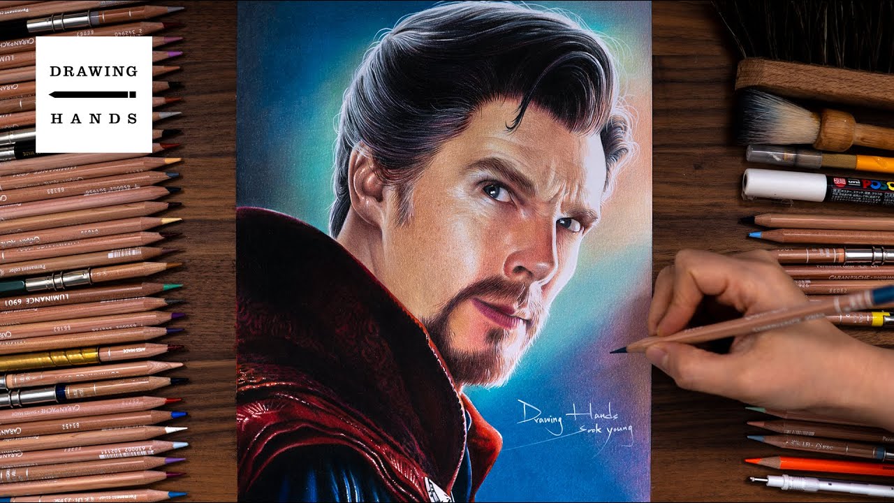 Drawing Doctor Strange [Drawing Hands] - YouTube
