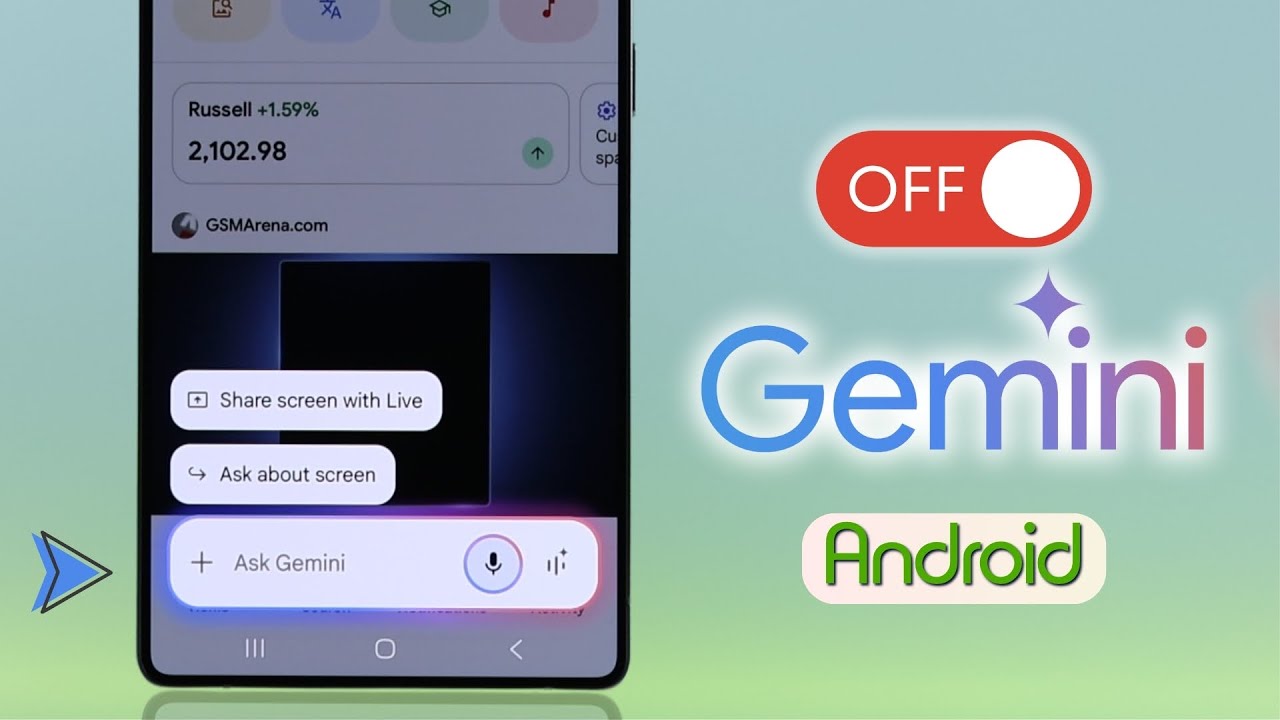 How to Turn OFF Gemini on Android Phone! - YouTube