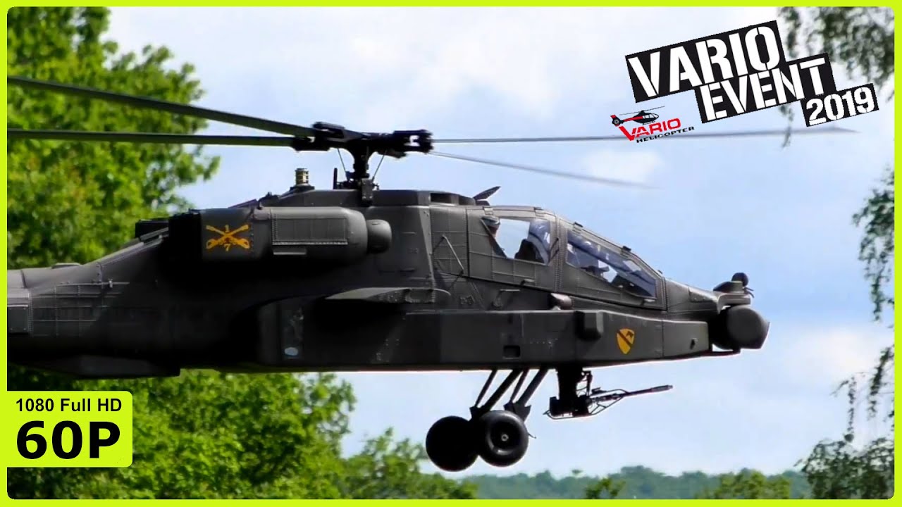STUNNING XL ELECTRICAL VARIO AH-46 APACHE FLIGHT DEMO - VARIO EVENT ...