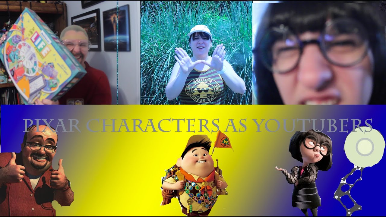 If Pixar Characters Were Youtubers - YouTube