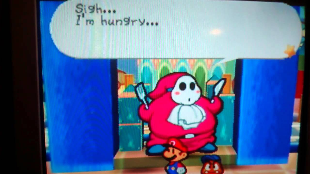 Paper Mario 64 Fat Shy Guy Funny Moment - YouTube