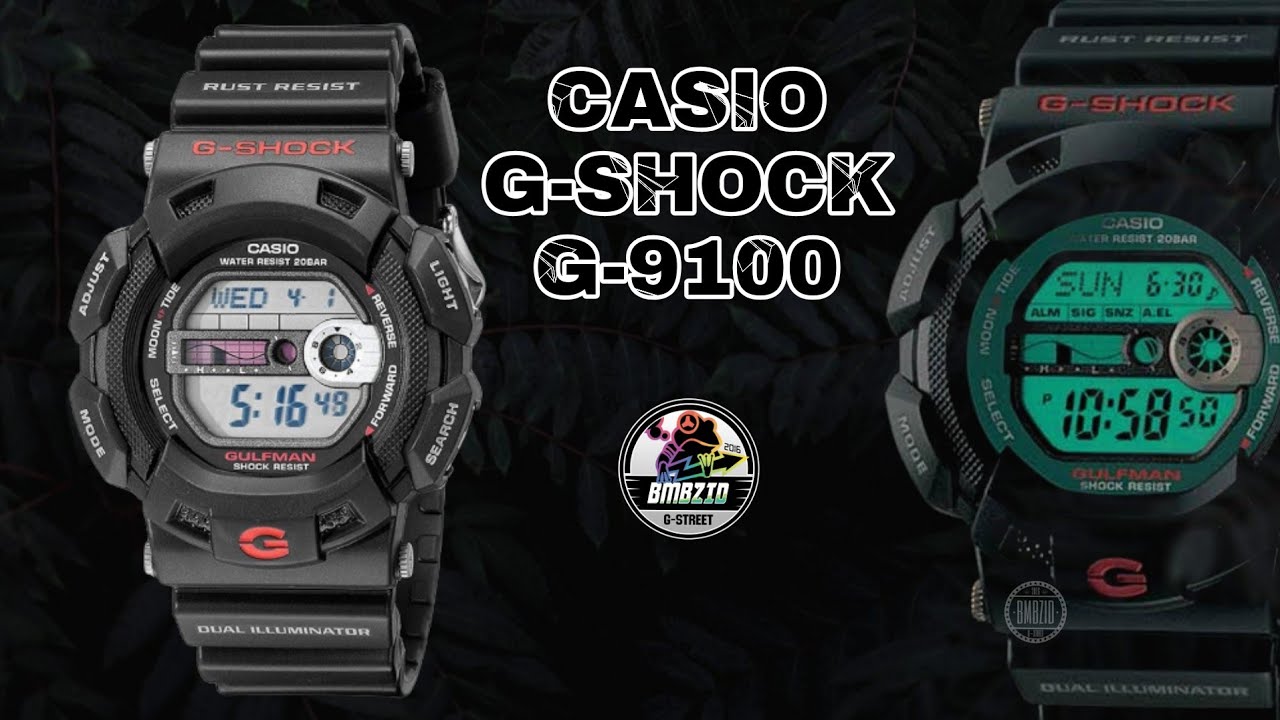 Review Casio G-Shock G-9100 Gulfman ( @bmbzidofficial ) - YouTube