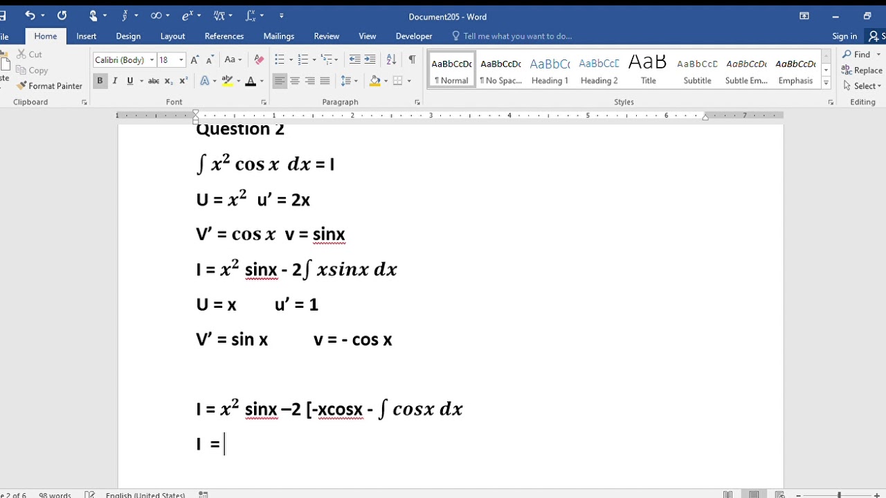 Integration Quiz Solutions - YouTube