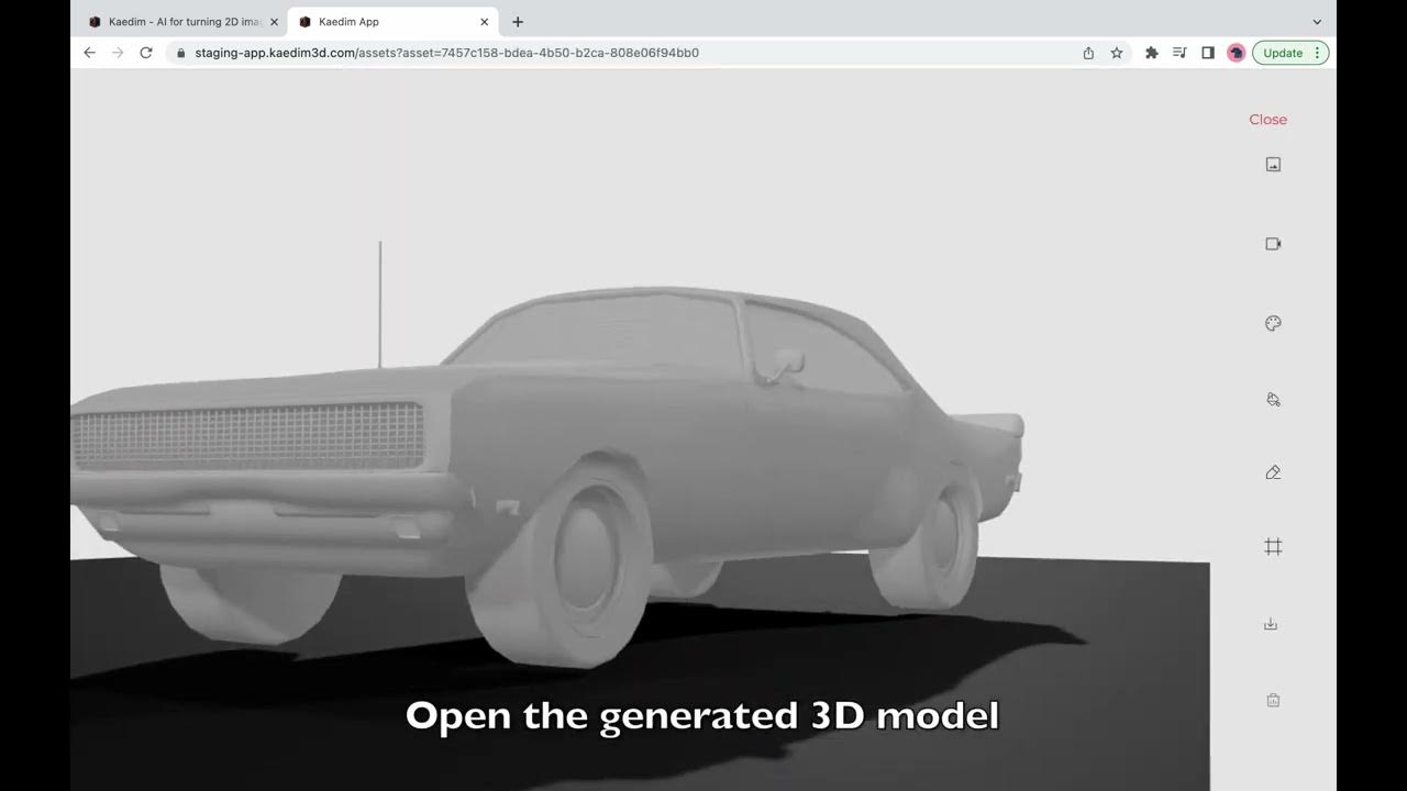 Kaedim Demo - Sketch to 3D Model - YouTube
