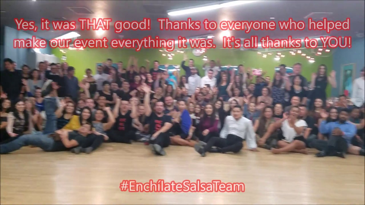 Enchílate Salsa Team's Second Annual Social Dance Fundraiser - YouTube