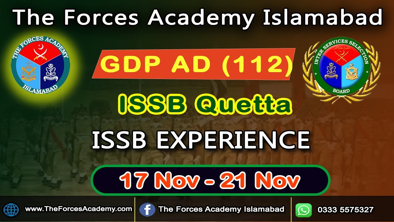 ISSB Experience PAF AD(112) || 17 - 21 Nov || Essay Topics, WAT, SCT ...