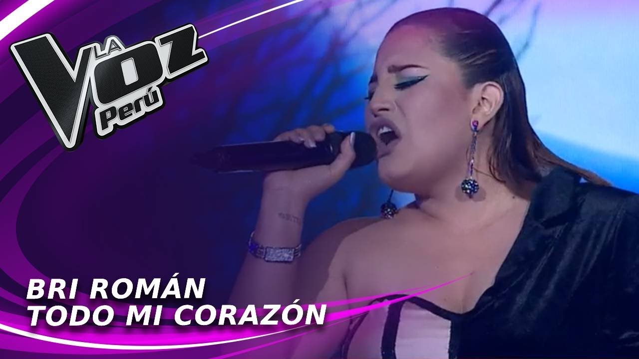 Bri Román | Todo mi corazón | Conciertos | Temporada 2022 | La Voz Perú ...
