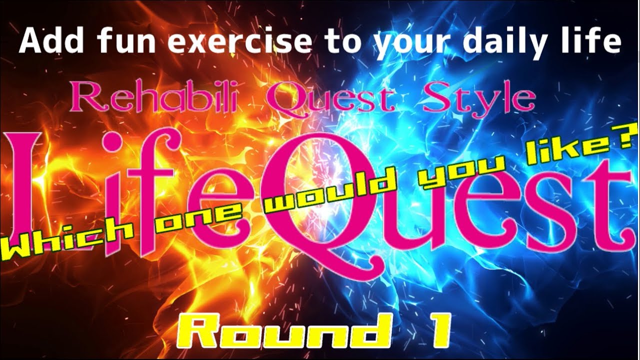 LIFE QUEST Which one would you like? Round1 Exercise on the go - YouTube