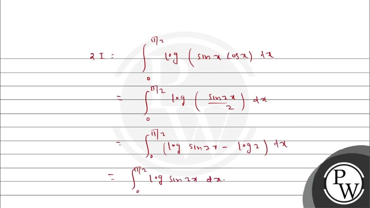 Prove That int 0 pi 2 log sin X D X int 0 pi 2 prove-that-int-0-pi-2-log-sin-x-d-x-int-0-pi-2