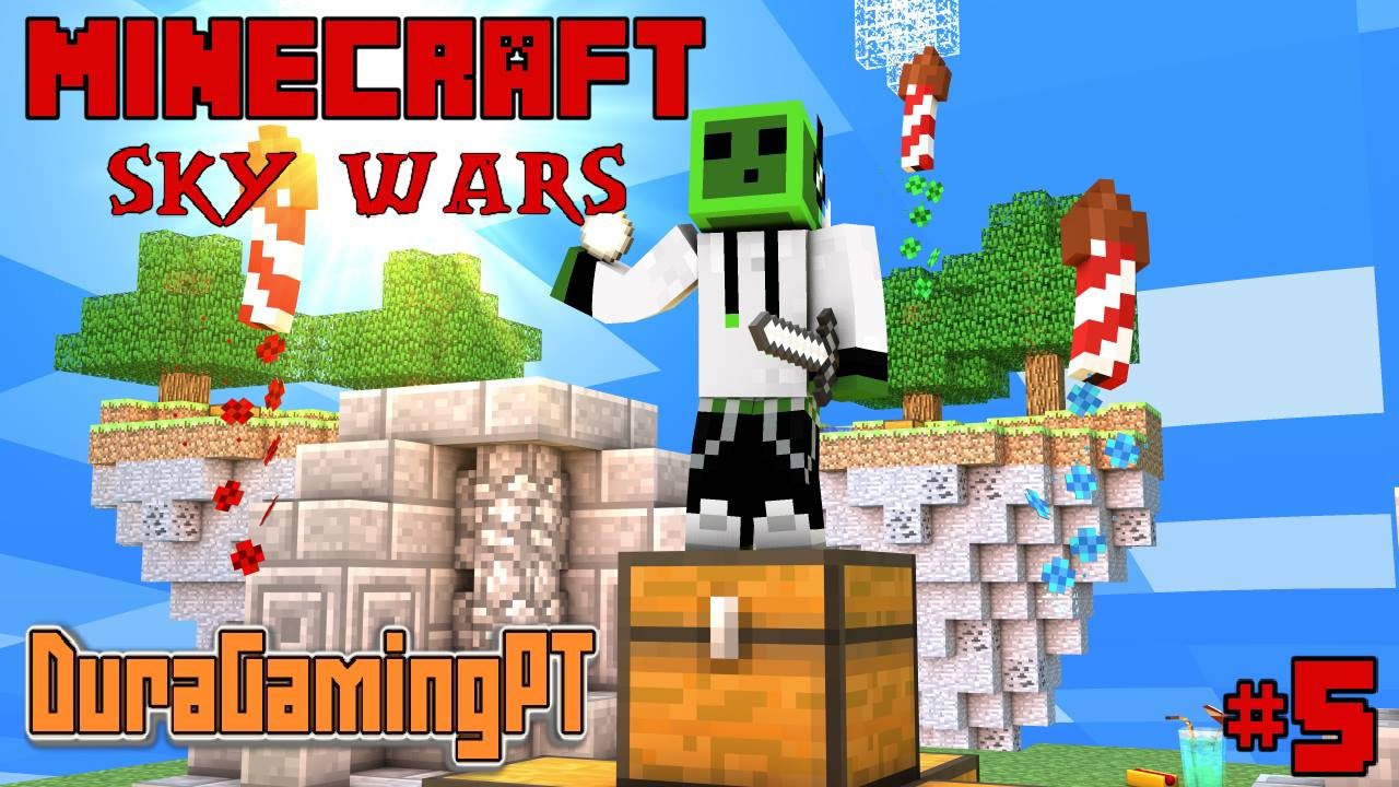 Minecraft Sky Wars #5 Grande Sky wars Pessoal!!!! - YouTube