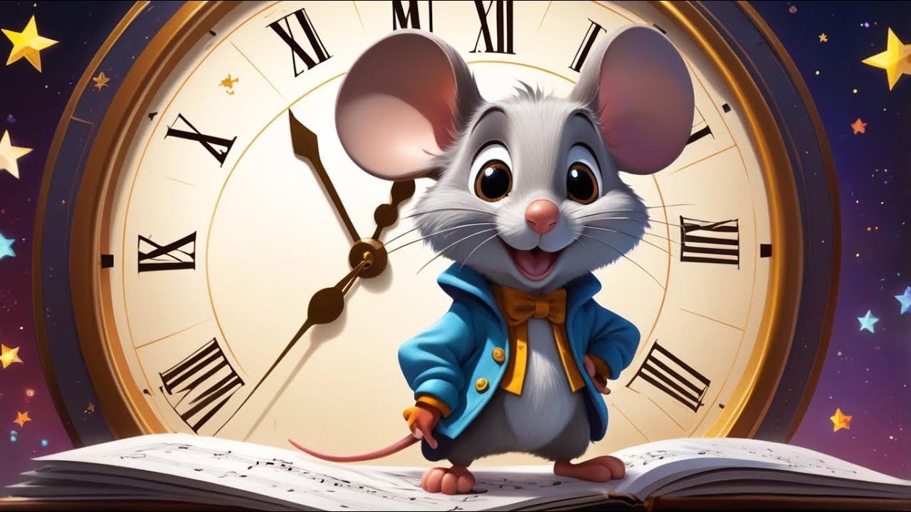 "Hickory Dickory Dock 🐭 | Catchy Clock Song & Nursery Rhyme for Kids ...