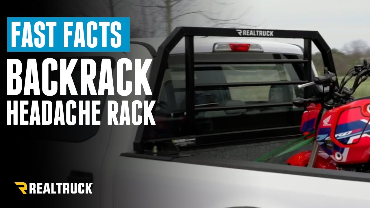 Backrack SRX Headache Rack Fast Facts - YouTube