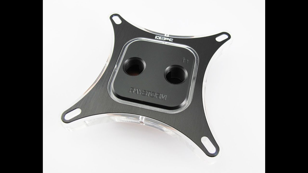 Unboxing & Review XSPC RayStorm CPU WaterBlock (Intel) - YouTube