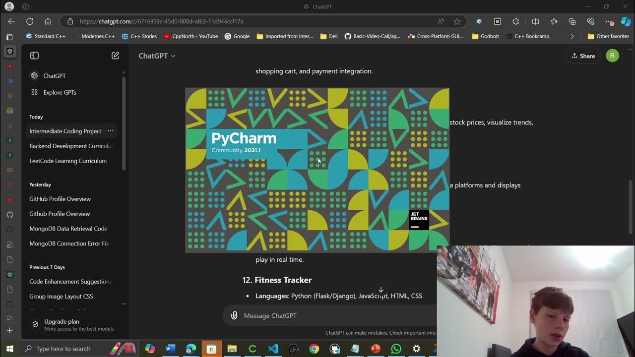 day 1 of coding everyday until i get a job - YouTube