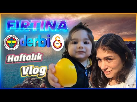 ANTALYA'DA FIRTINA | FB - GS DERBİSİ | ÇALIŞANIM KAYIP DÜŞTÜ! | HAFTALIK VLOG | 24. BÖLÜM
