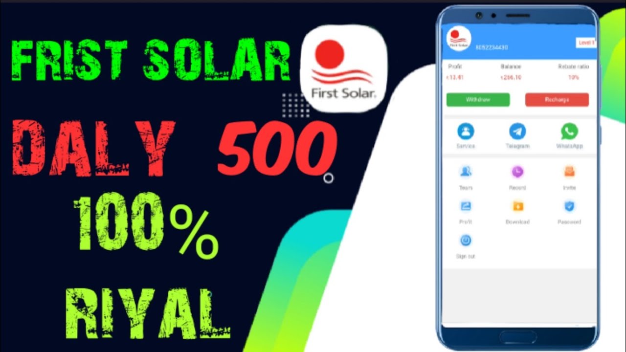 #frist solar daly 500 rupye 101% riyal shahid tech - YouTube