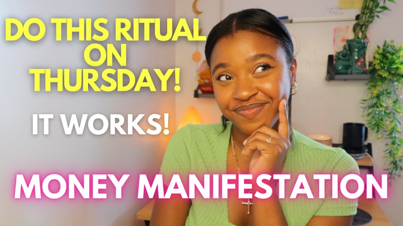 my thursday money ritual to manifest money fast & consistently! 💰💰💰 ...