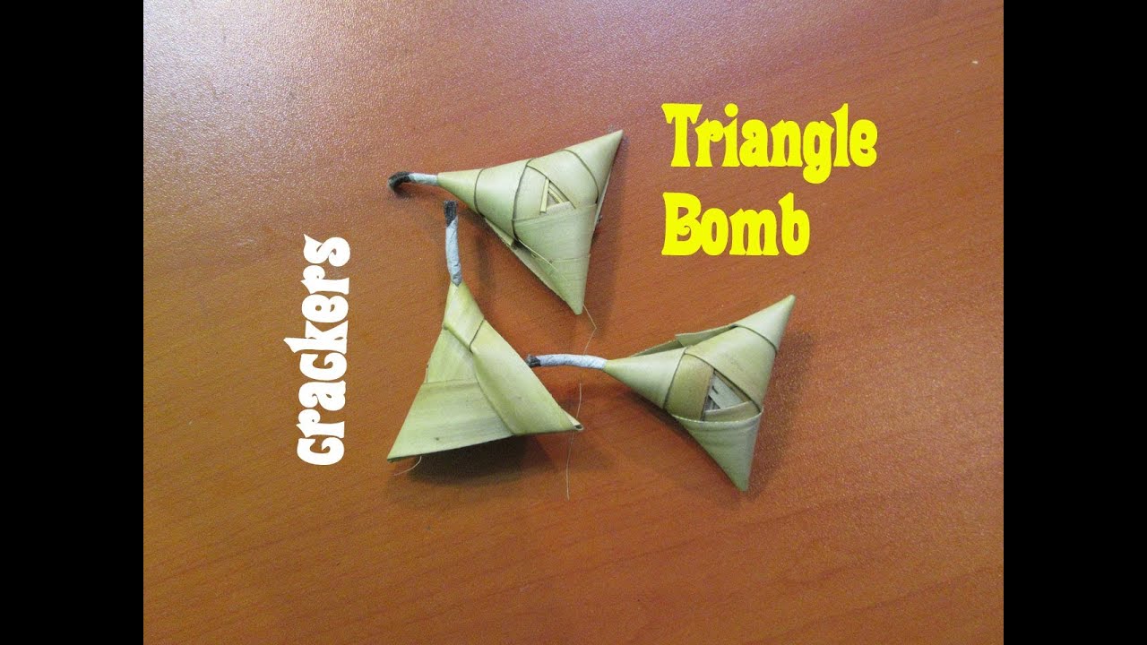 Hoe maak je een Triangle Bomb Cracker - Easy Tutorials - 10 Minutes ...