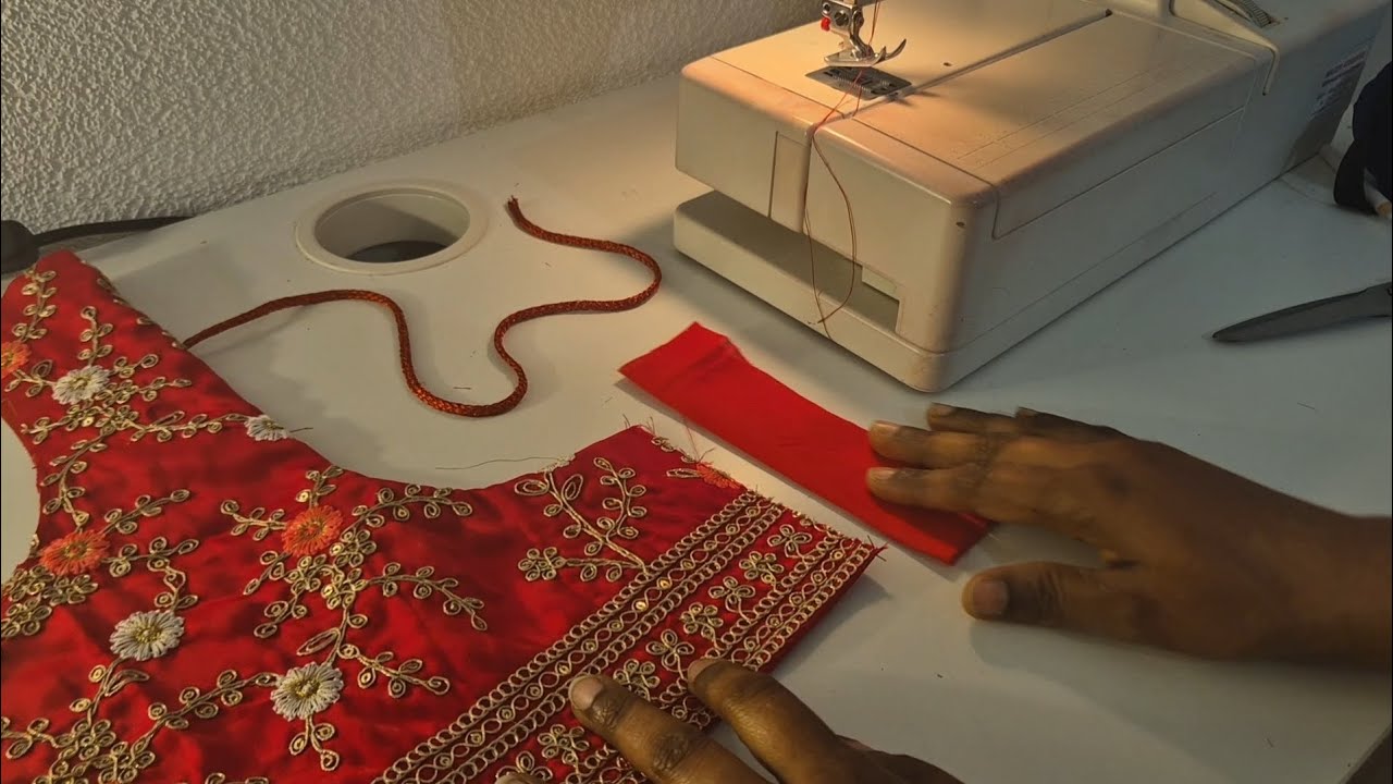 Blouse Eye Patti Stitching | எளிய Eye Patti தையல் முறை | PJMOON ...